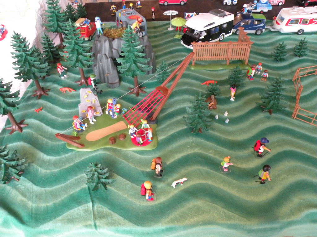 Diorama Sports et loisirs sur 24m² présenté à Brindas le 29 avril 2018 ...