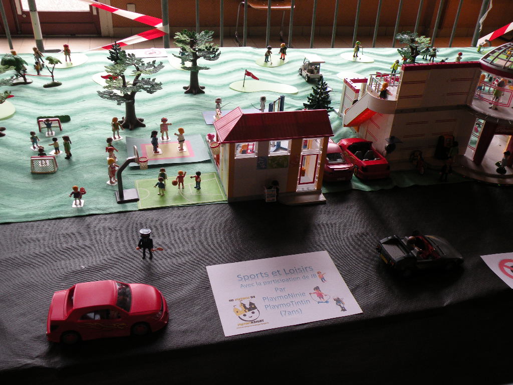 Diorama Sports et loisirs sur 24m² présenté à Brindas le 29 avril 2018 ...