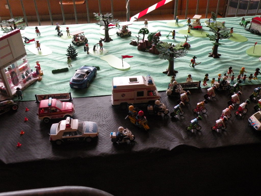 Diorama Sports et loisirs sur 24m² présenté à Brindas le 29 avril 2018 ...